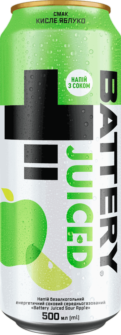 Products » Battery » Battery Juiced Sour Apple « Carlsberg Ukraine